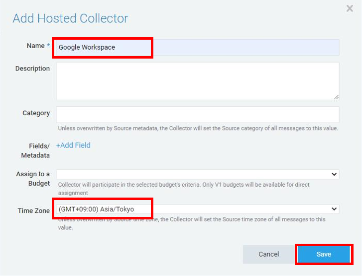 Google WorkspaceのログをSumo Logicに取り込む方法